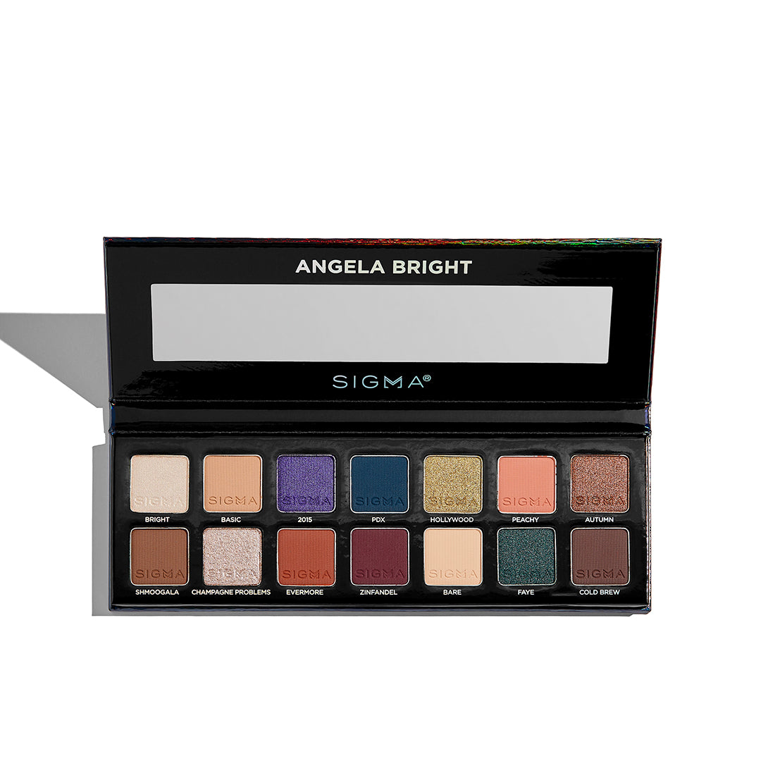 Sigma x Angela Bright Eyeshadow Palette | Bright Eyeshadow