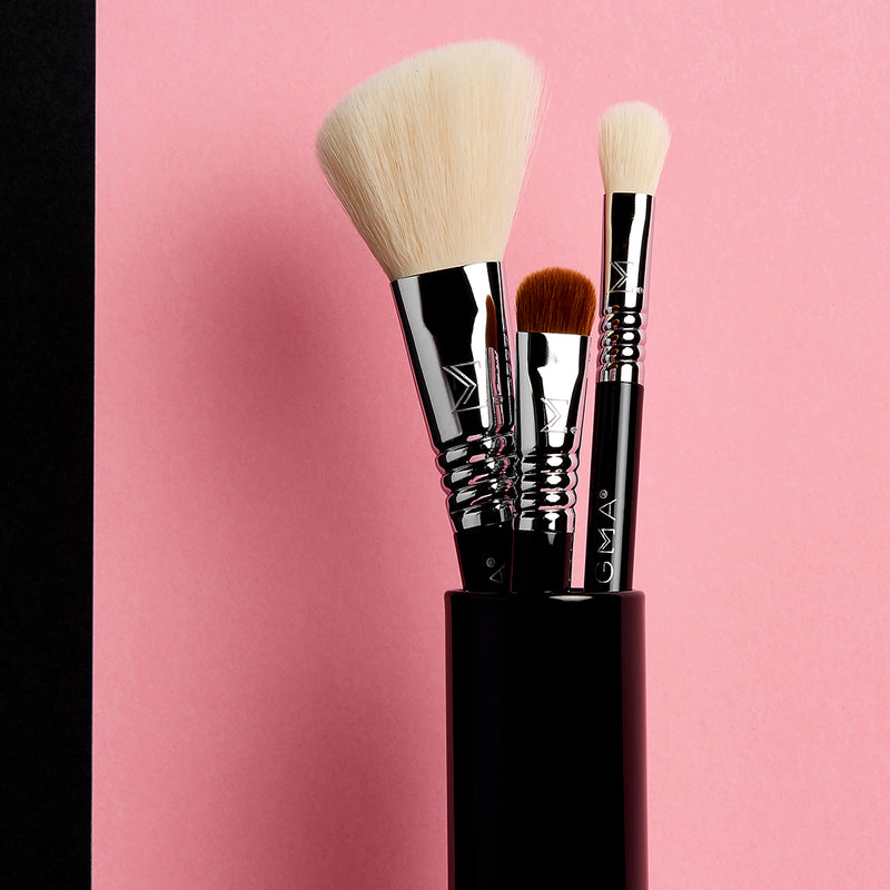 Essential Trio Brush Set | Travel-Sized Makeup Brushes Set