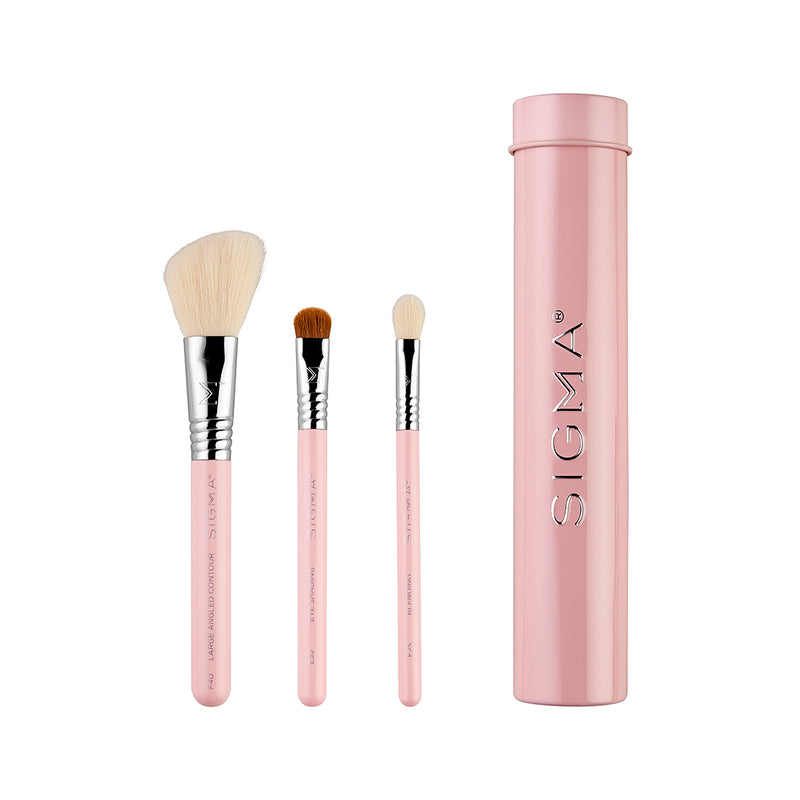 Essential Trio Brush Set | Travel-Sized Makeup Brushes Set