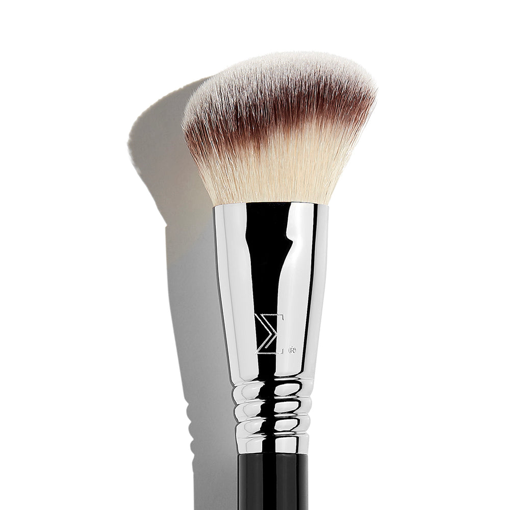 F43 Soft Angled Cheek Makeup Brush | Precision Face Brush