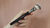 F43 Soft Angled Cheek Makeup Brush | Precision Face Brush